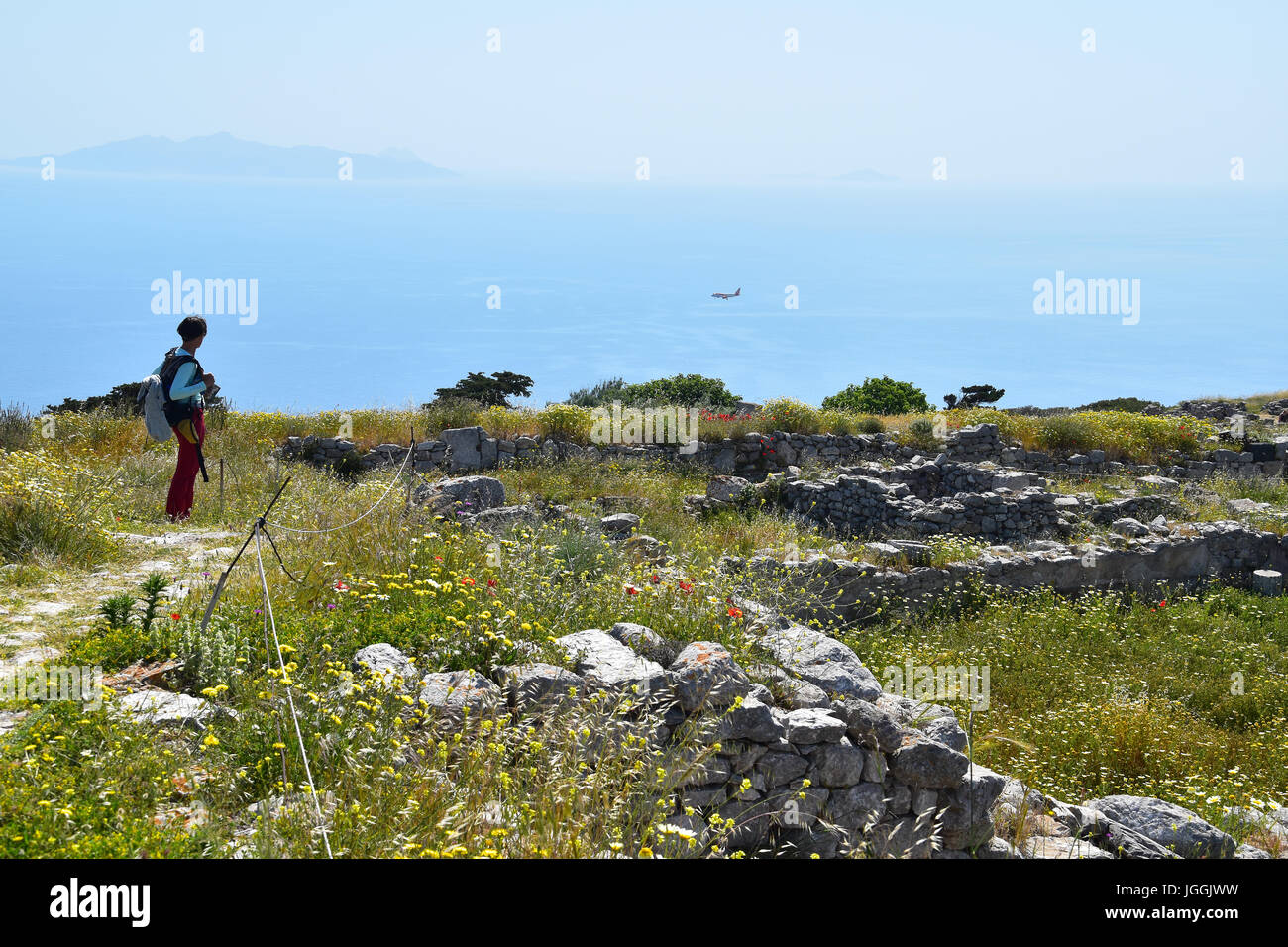 Mount thira santorini hi-res stock photography and images - Alamy
