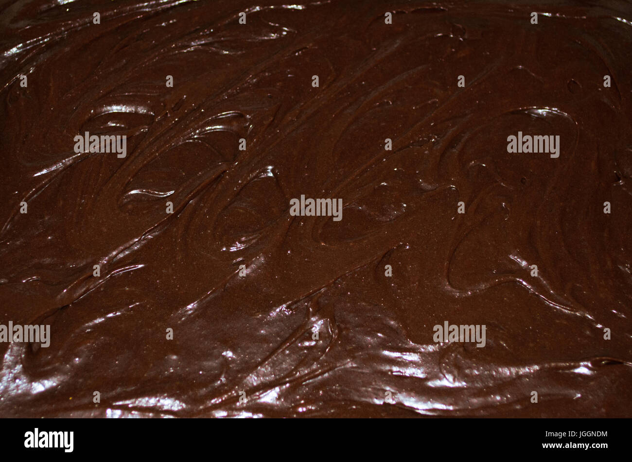Uncooked chocolate cake mix hi-res stock photography and images - Alamy