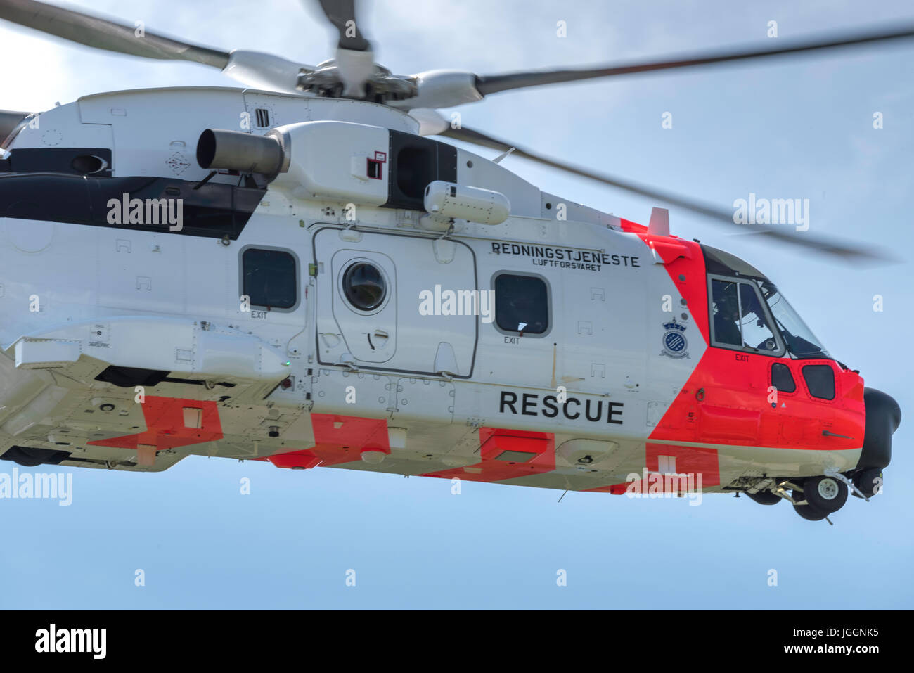 ZZ101 Norwegian Merlin Stock Photo - Alamy