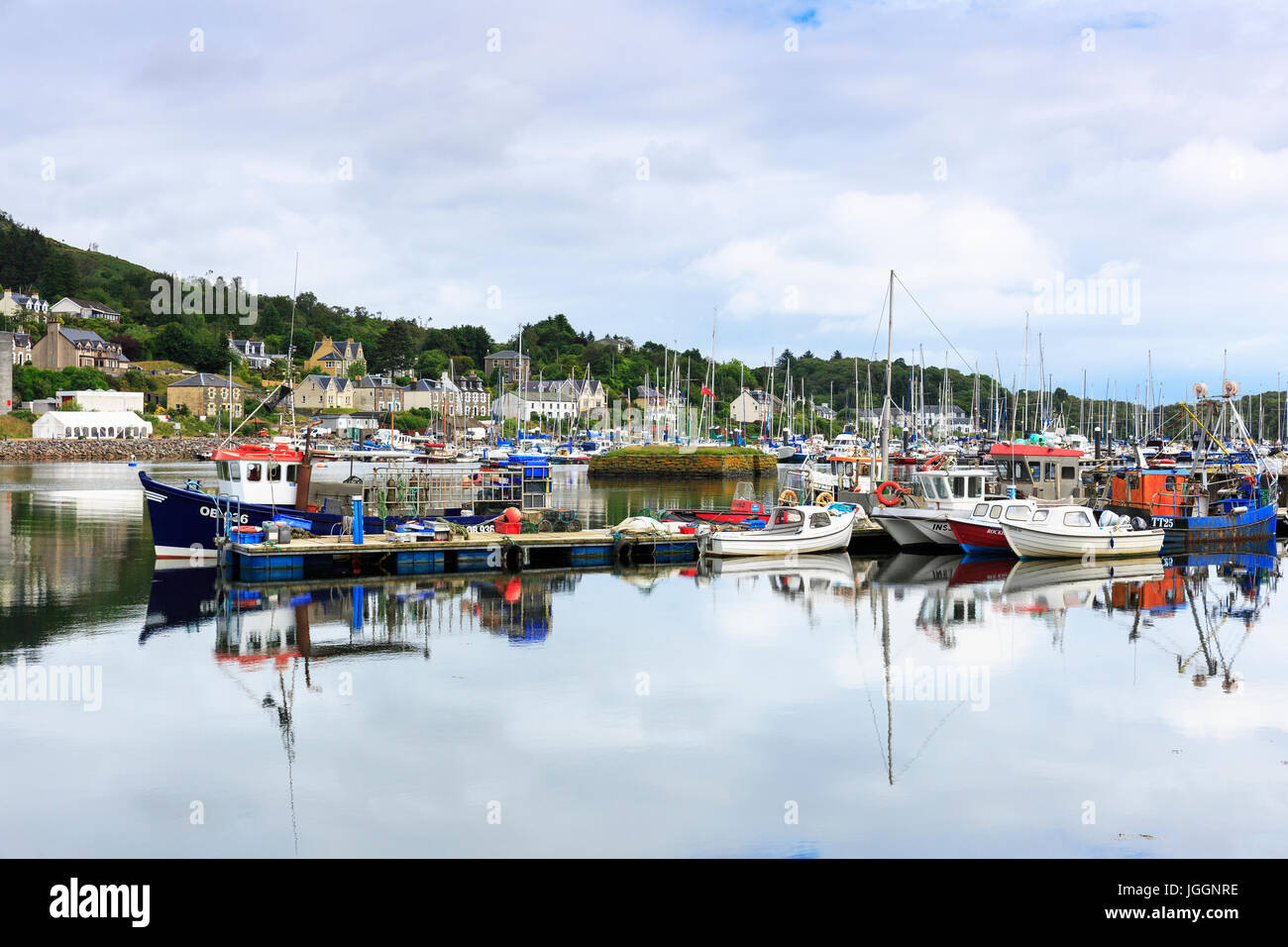 Harbour, Tarbert, Loch Fyne, Scotland, UK Stock Photo - Alamy