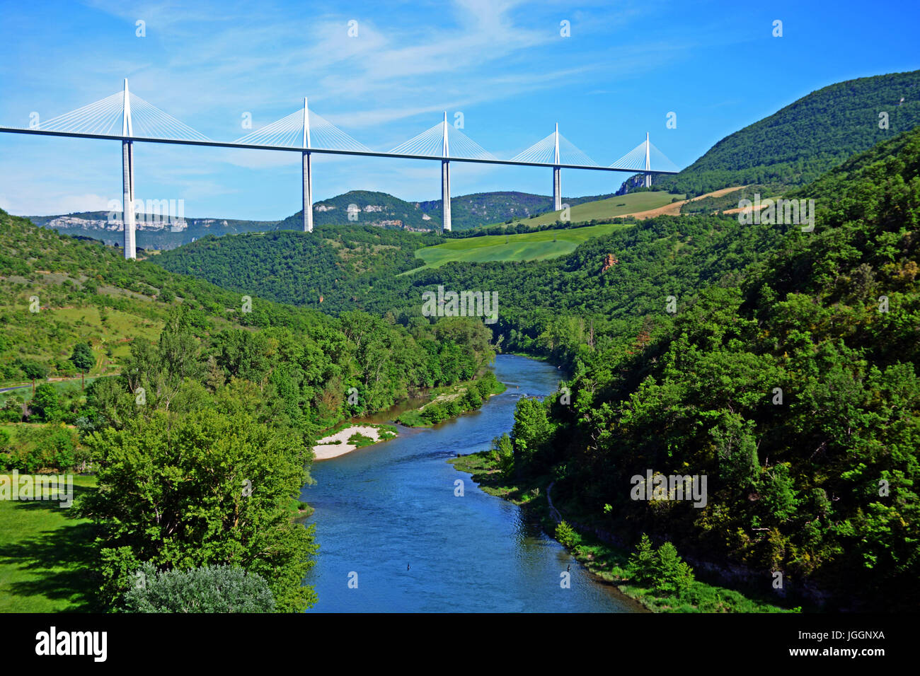 Millau viaduct hi-res stock photography and images - Alamy