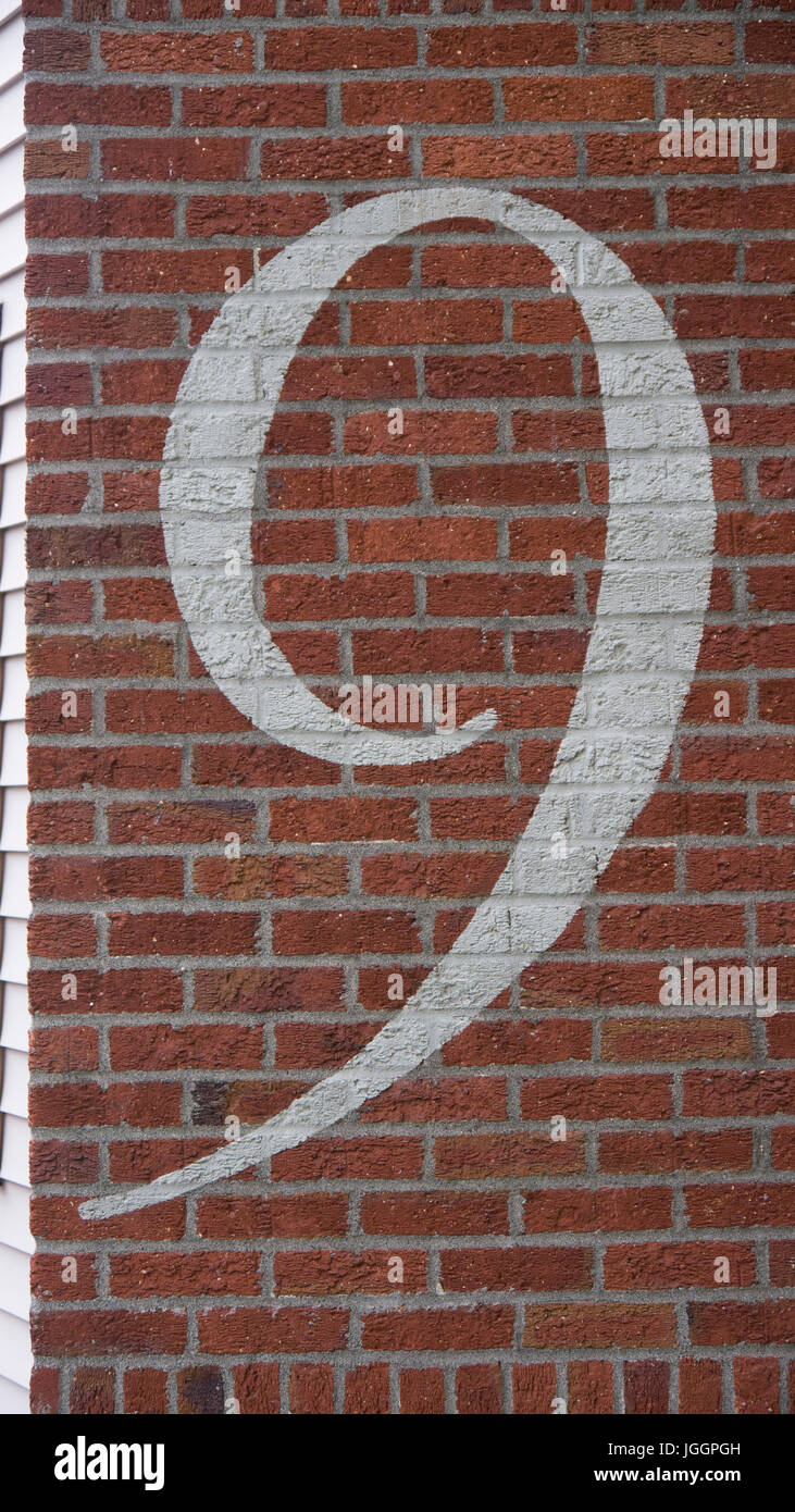 Addresses or street numbers on residential walls in Florence, Italy ...