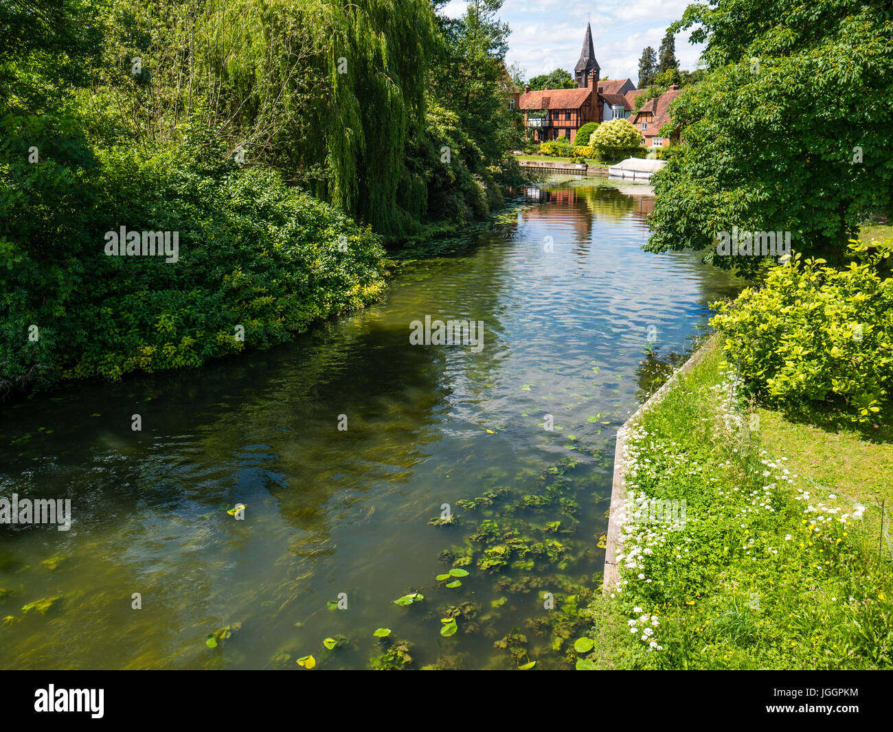 Whitchurch-on-Thames, River Thames, Oxfordshire, England, UK, GB Stock ...
