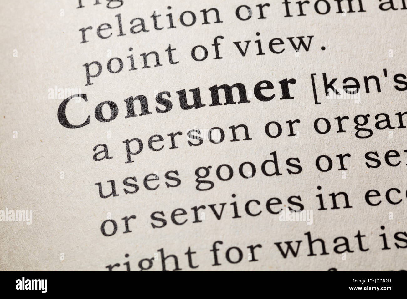 word of consumer Stock Photo - Alamy