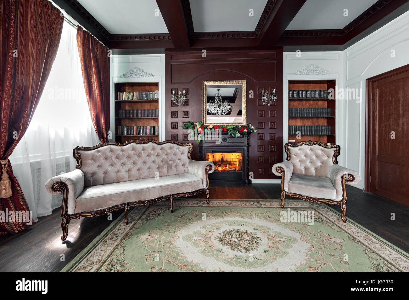 Luxury Home Library Den