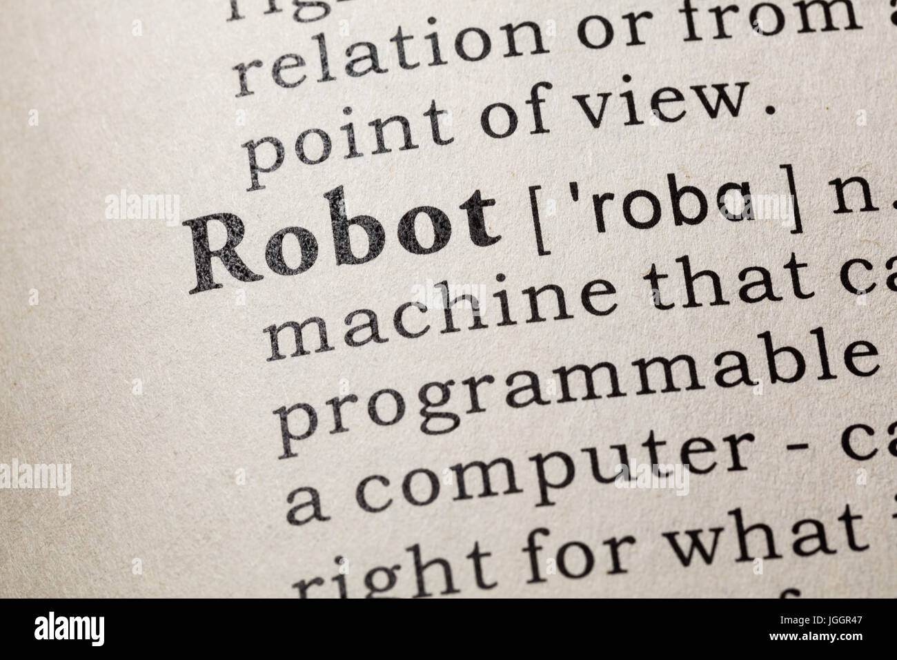 Fake Dictionary, Dictionary definition of the word robot. including key ...