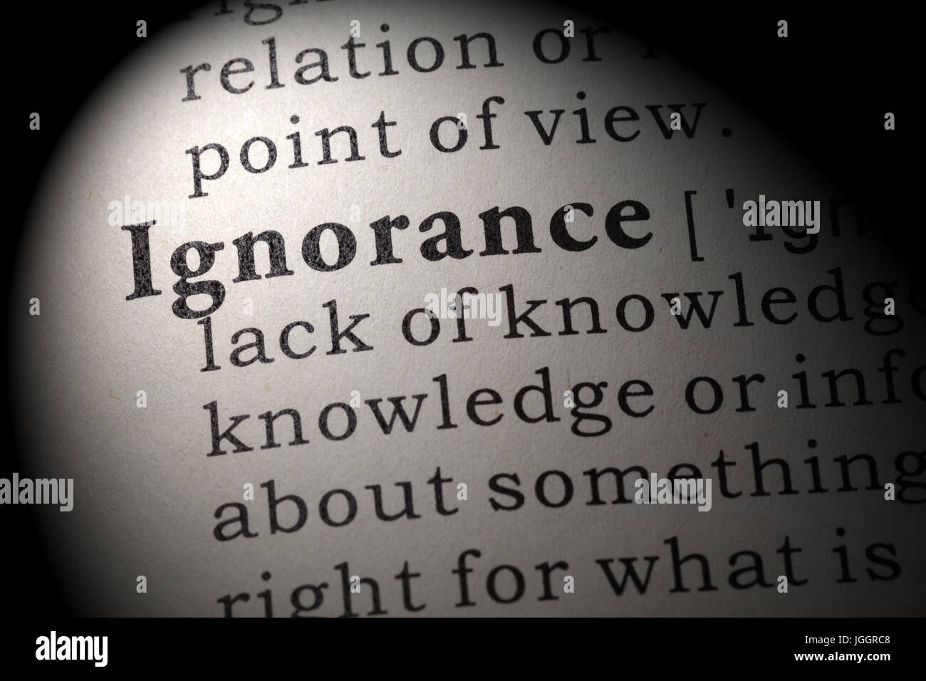 Fake Dictionary, Dictionary definition of the word ignorance. including ...