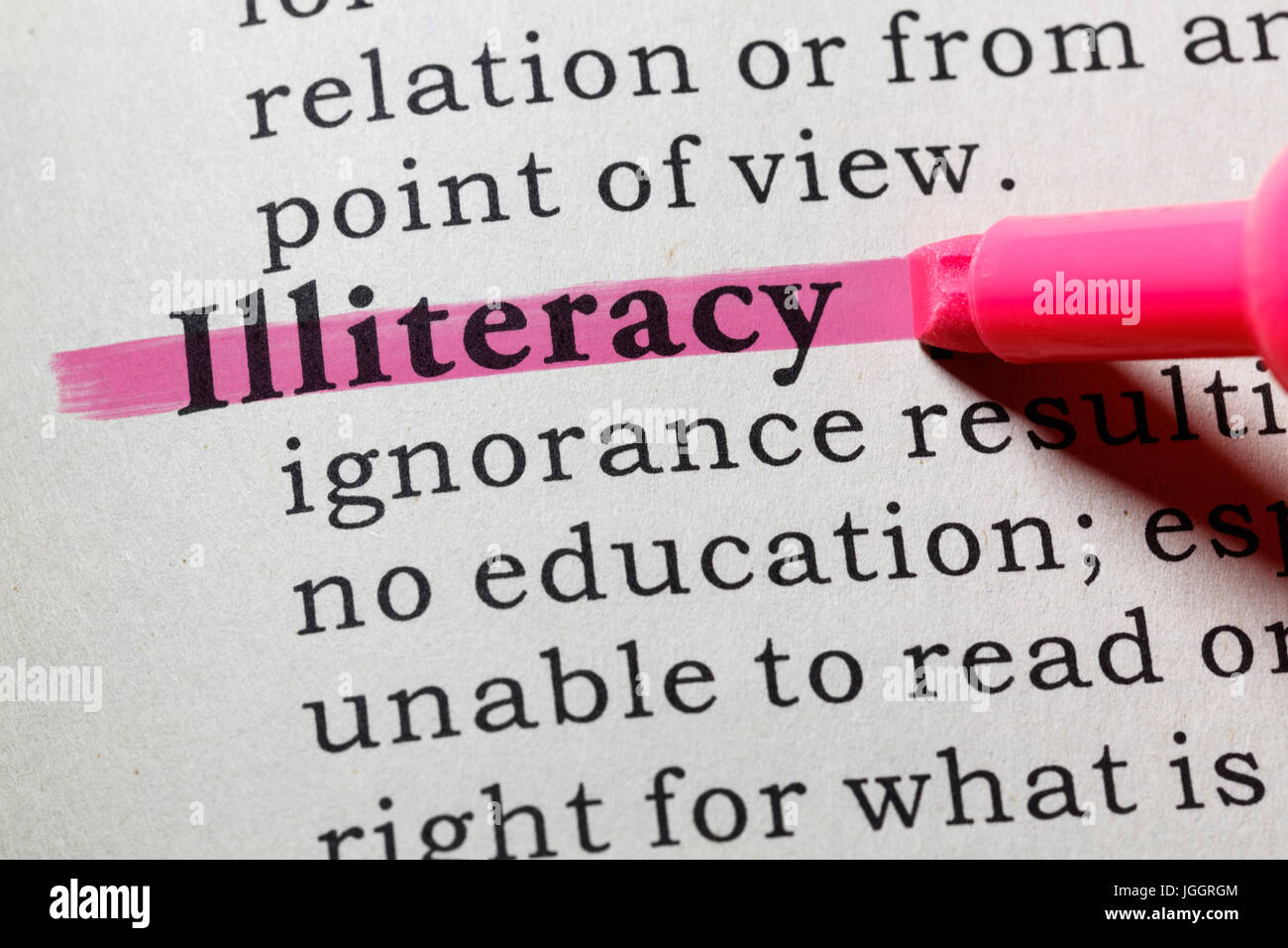 Illiteracy hi-res stock photography and images - Alamy