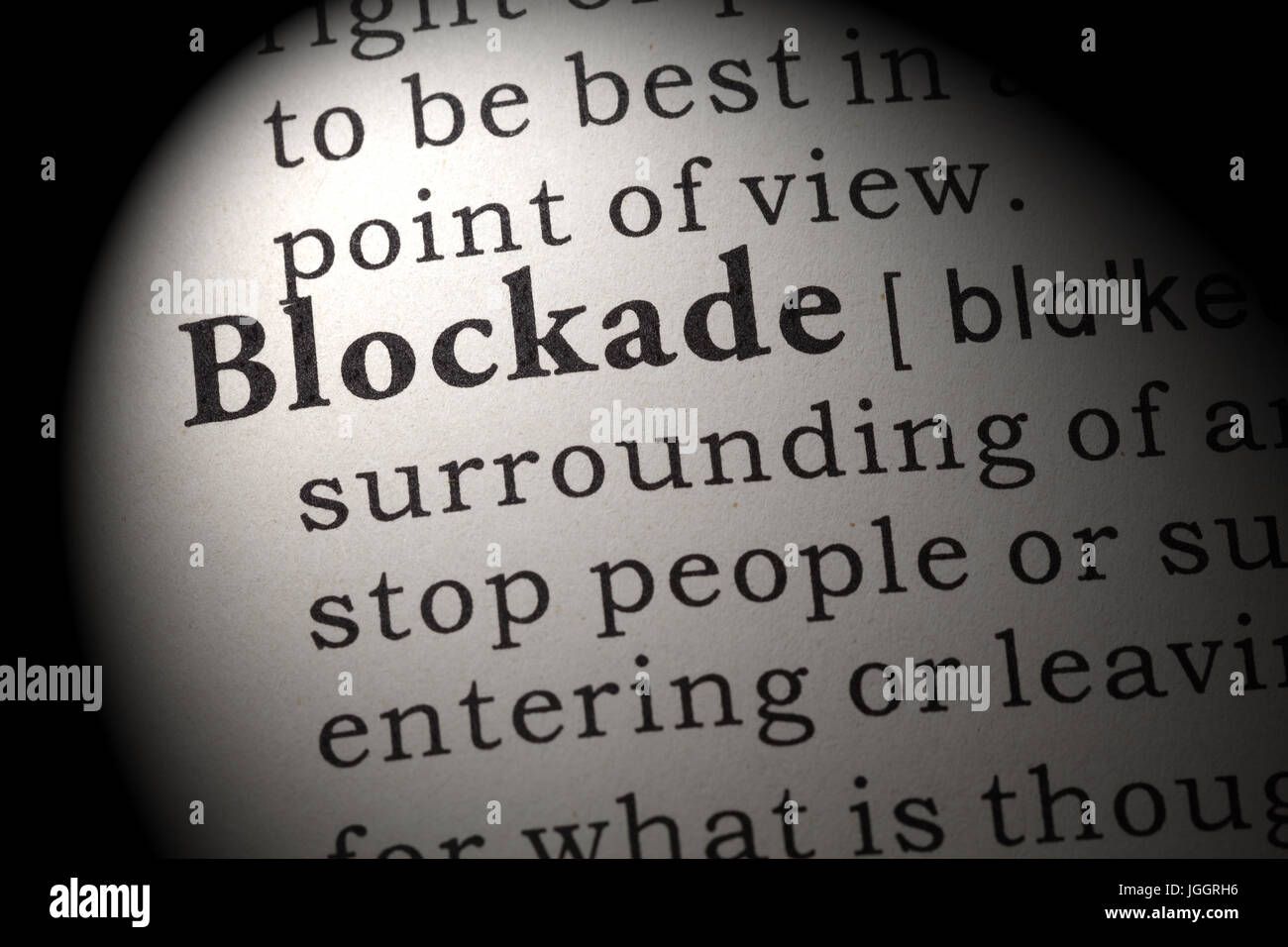 Fake Dictionary, Dictionary definition of the word blockade. including ...