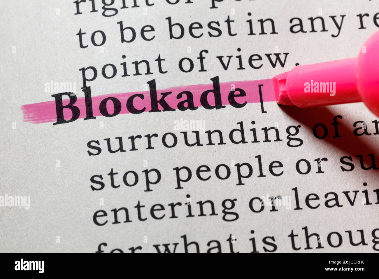 Fake Dictionary, Dictionary definition of the word blockade. including ...