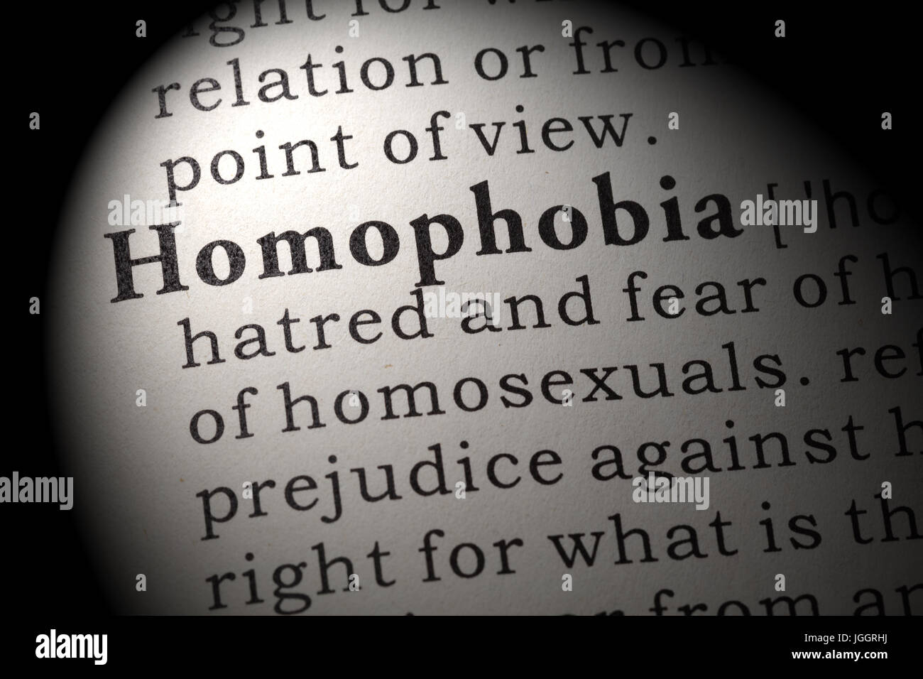 Fake Dictionary, Dictionary definition of the word homophobia ...