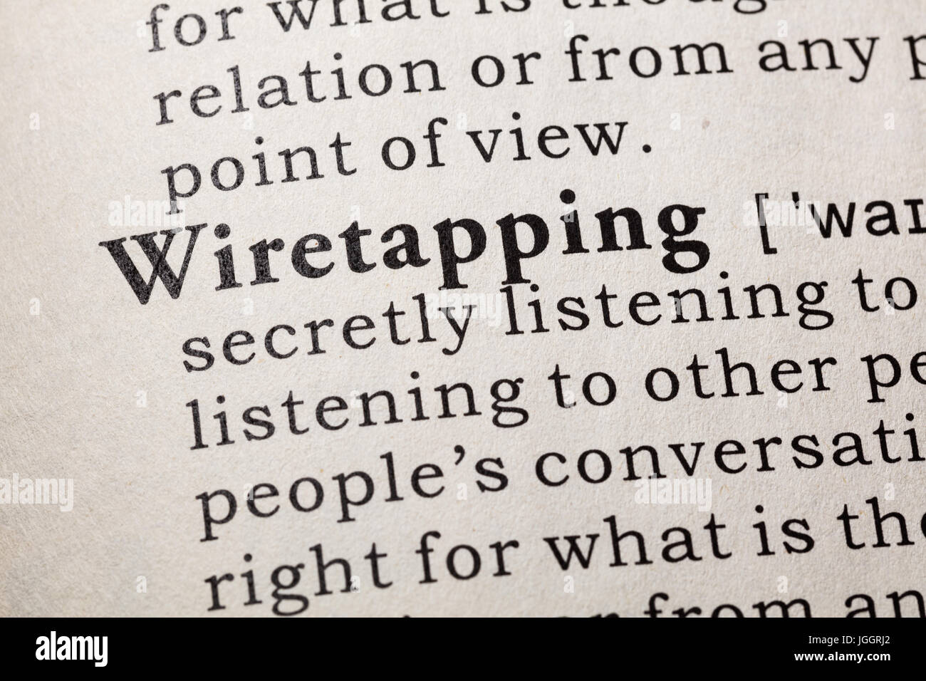 Fake Dictionary, Dictionary definition of the word Wiretapping ...
