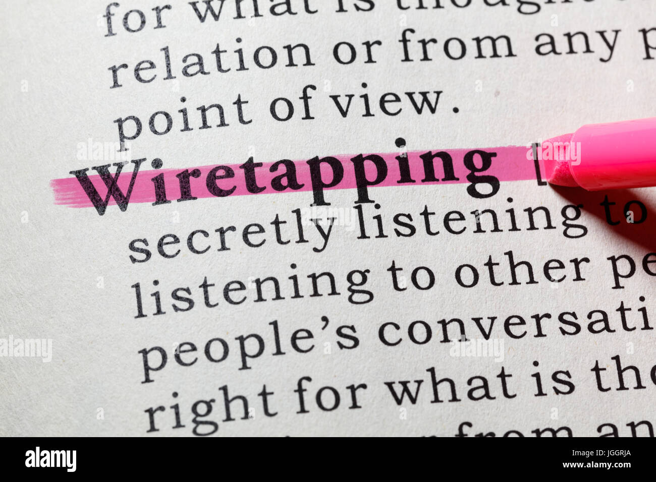 Fake Dictionary, Dictionary definition of the word Wiretapping ...