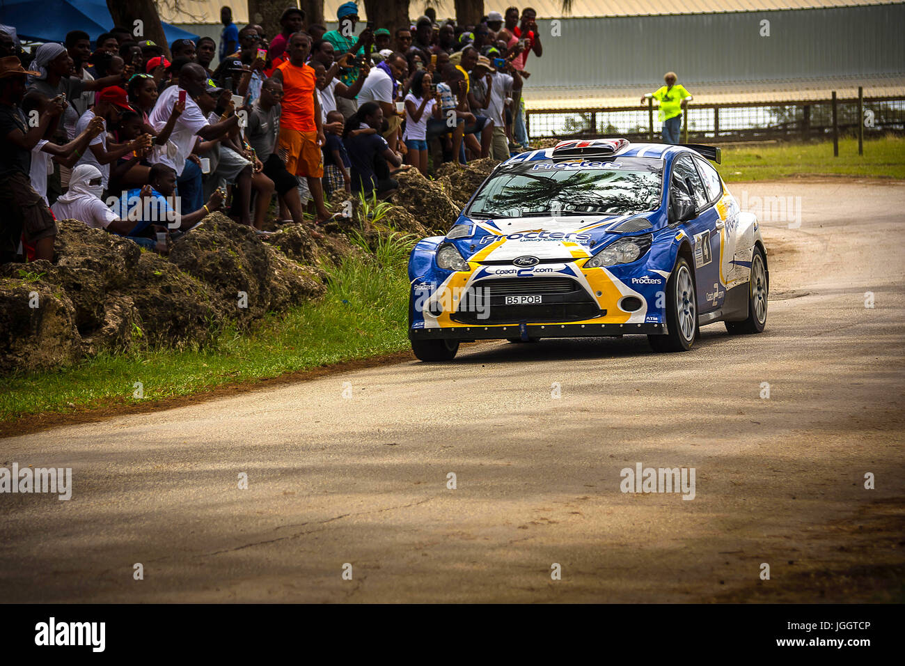 Sol Rally Barbados 2017 Day 2 Stock Photo - Alamy