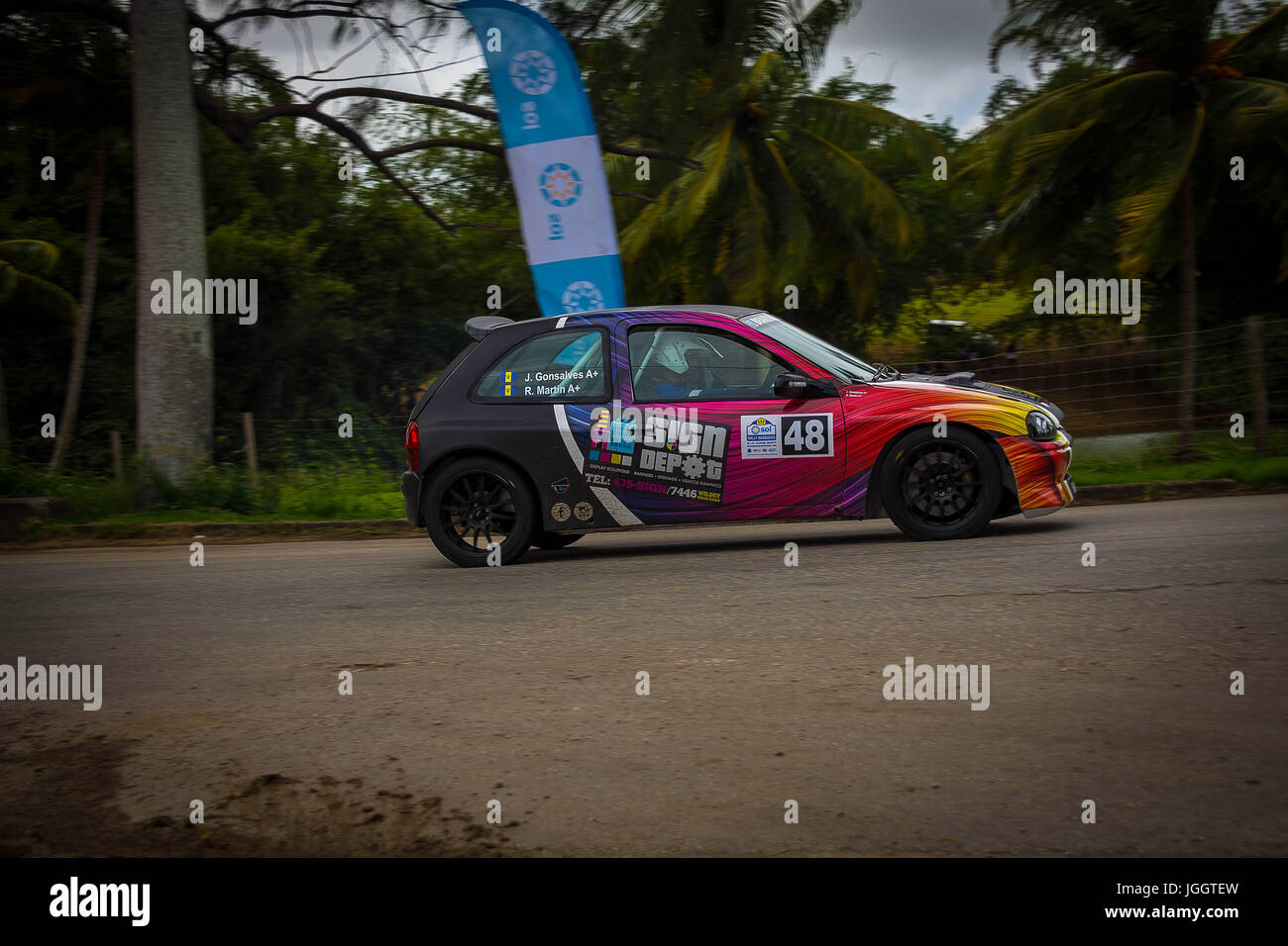 Sol Rally Barbados 2017 Day 2 Stock Photo - Alamy