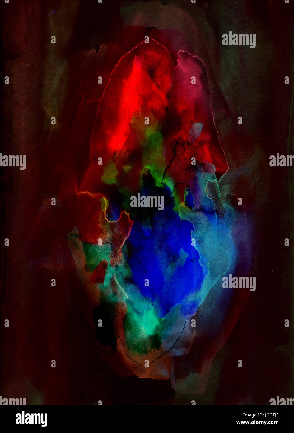 Abstract composition - mixed media - digitally altered Stock Photo - Alamy