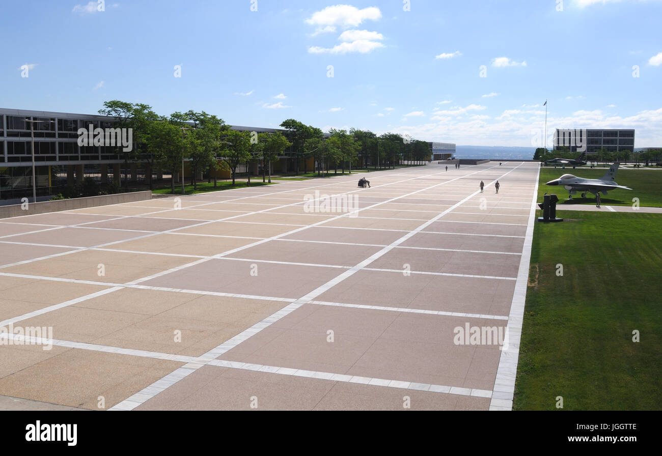 Parade grounds at the United States Air Force Academy, Colorado Springs ...