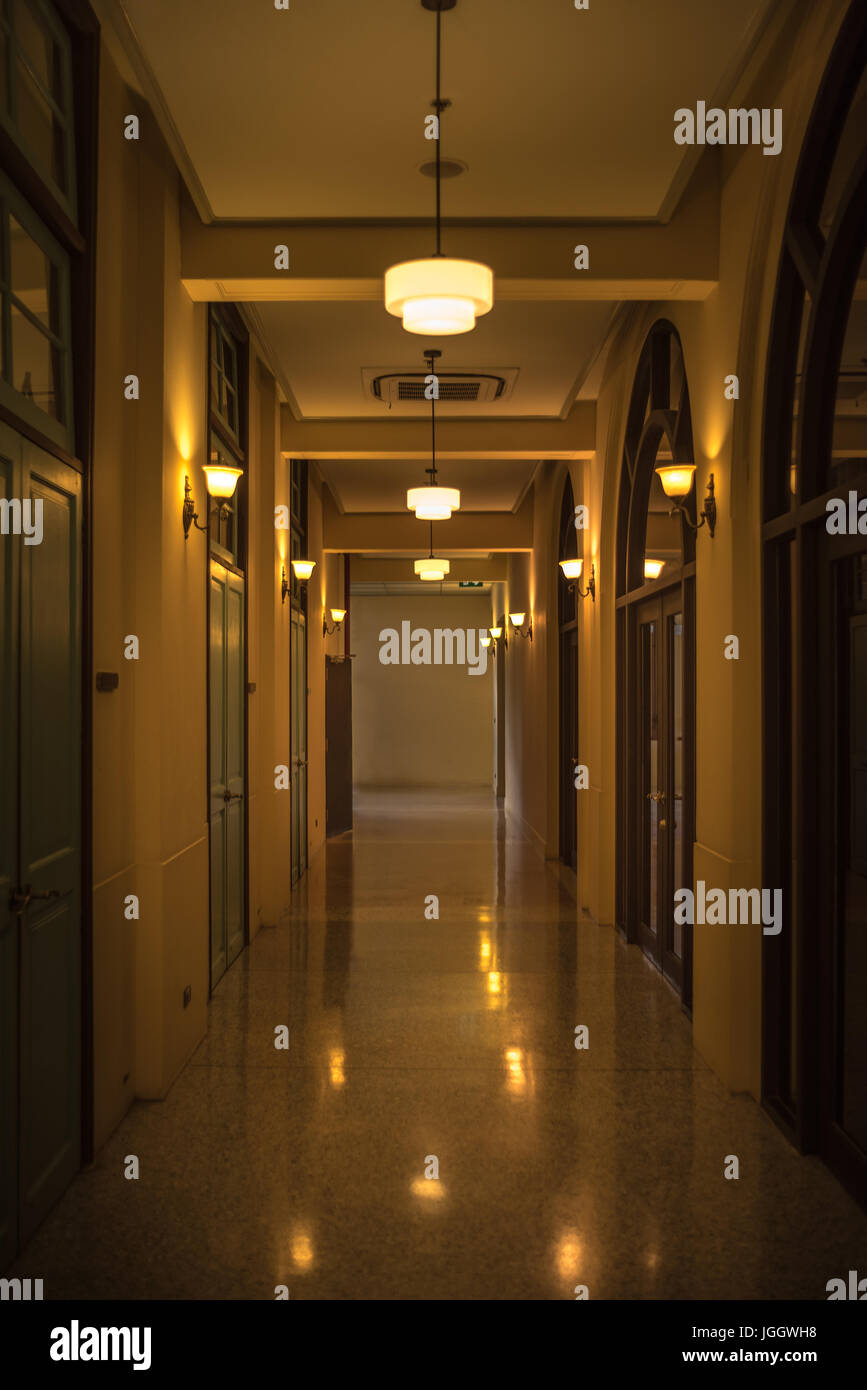 Old hotel inside illustration hi-res stock photography and images - Alamy