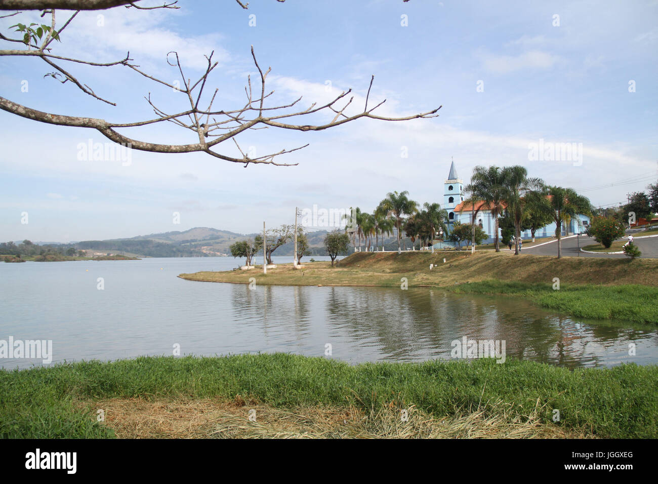 Dam funnel, 2016, Church, district, Macaia, Bom Sucesso, Minas Gerais ...
