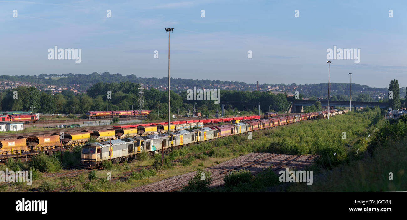 Withdrawn DB Cargo class 60 locomotive at Toton maintenance depot ...