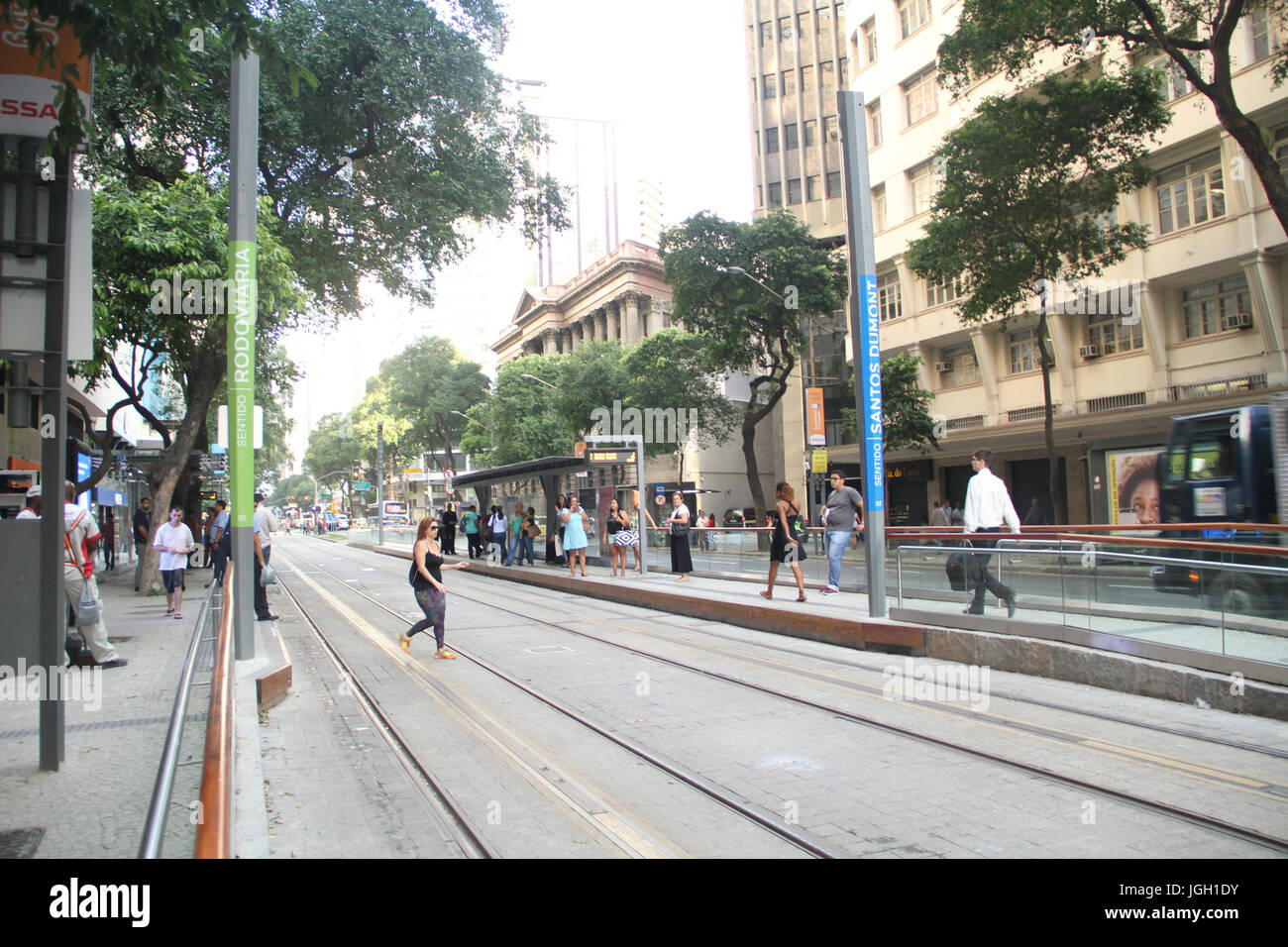 Light Rail Vehicle, VLT, 2016, Center, City, Rio de Janeiro, Brazil ...