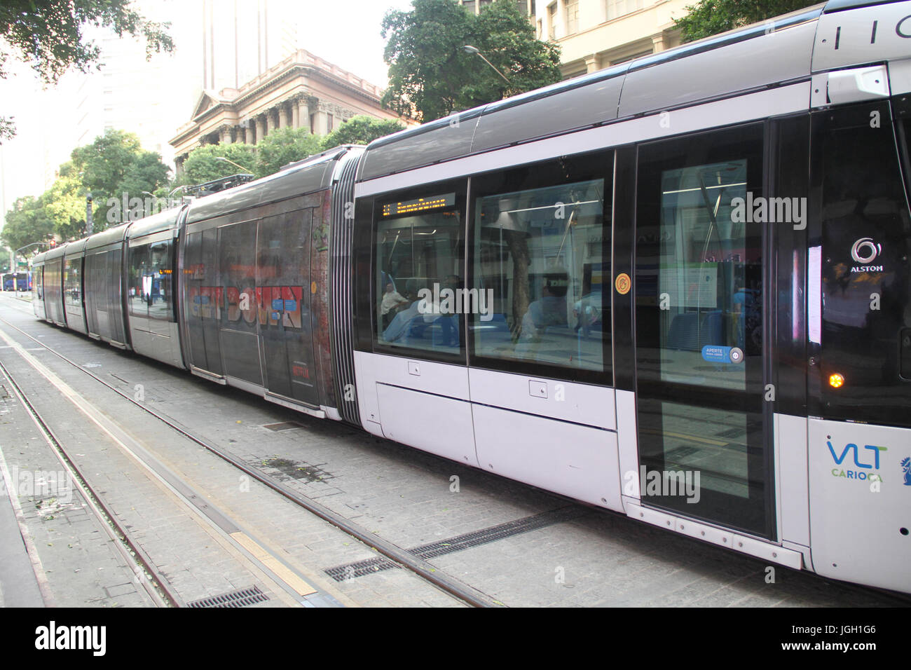 Light Rail Vehicle, VLT, 2016, Center, City, Rio de Janeiro, Brazil ...
