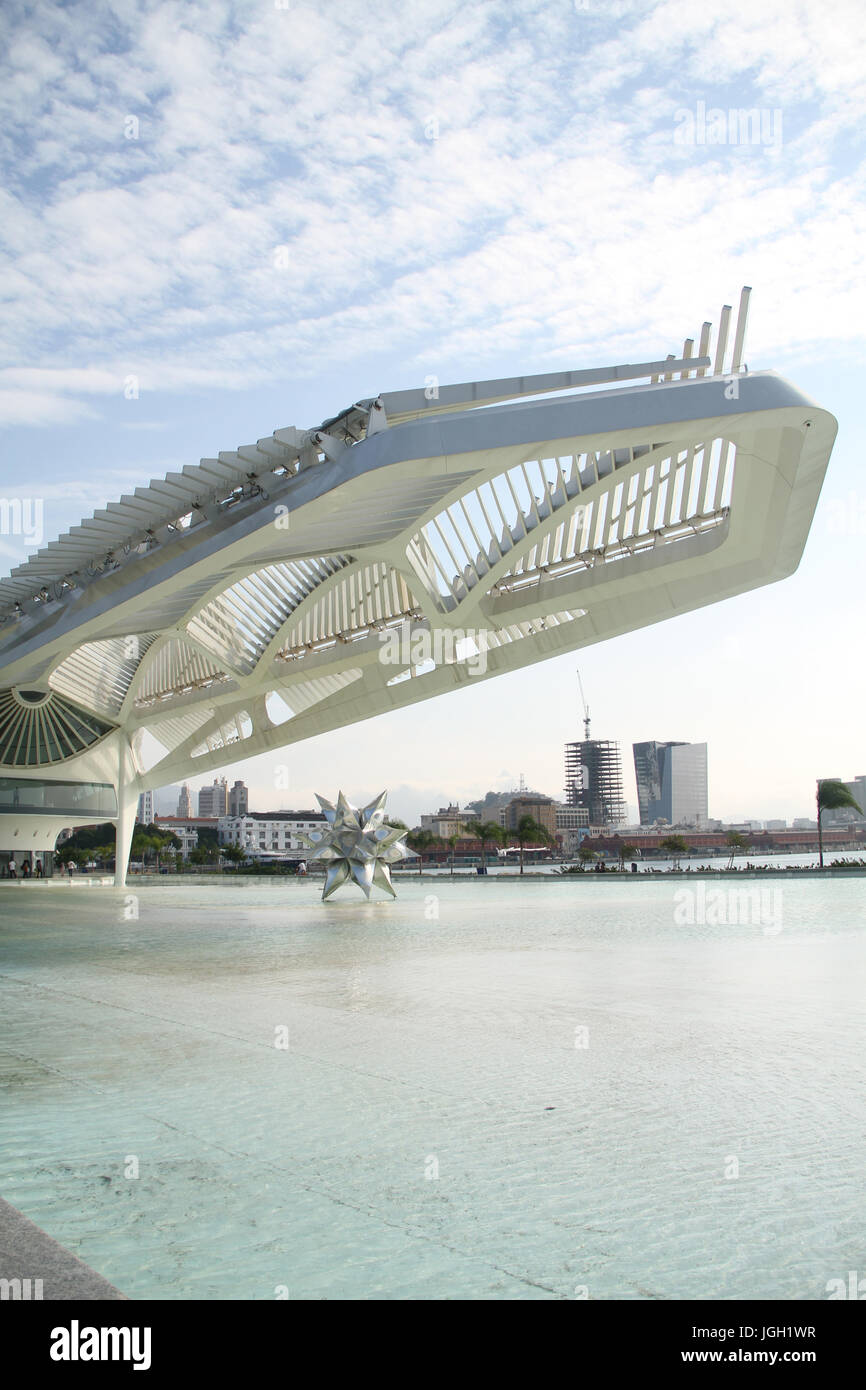 The Museum of Tomorrow, 2016, Plaza Maua, Rio de Janeiro, Brazil Stock ...