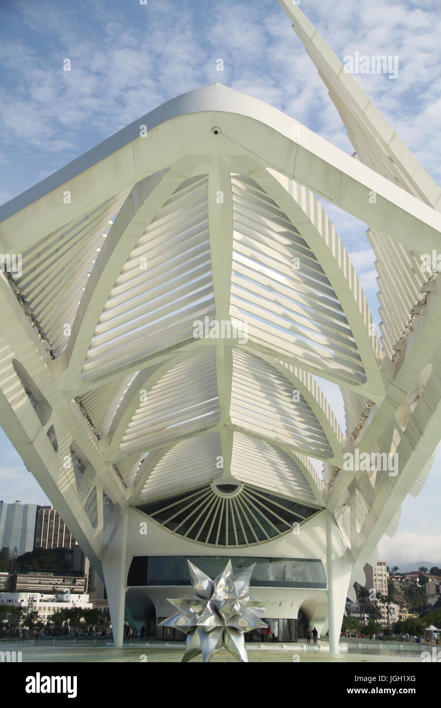 The Museum of Tomorrow, 2016, Plaza Maua, Rio de Janeiro, Brazil Stock ...