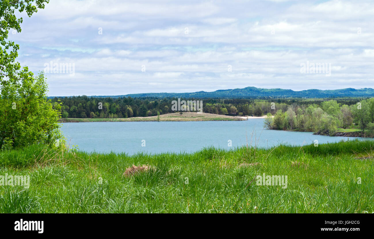 wazee lake recreation area landscape in jackson county wisconsin Stock ...