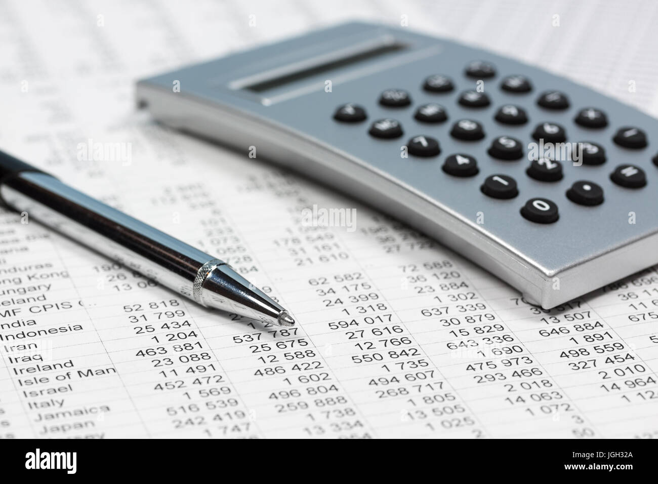 Financial accounting stock market graphs analysis Stock Photo - Alamy