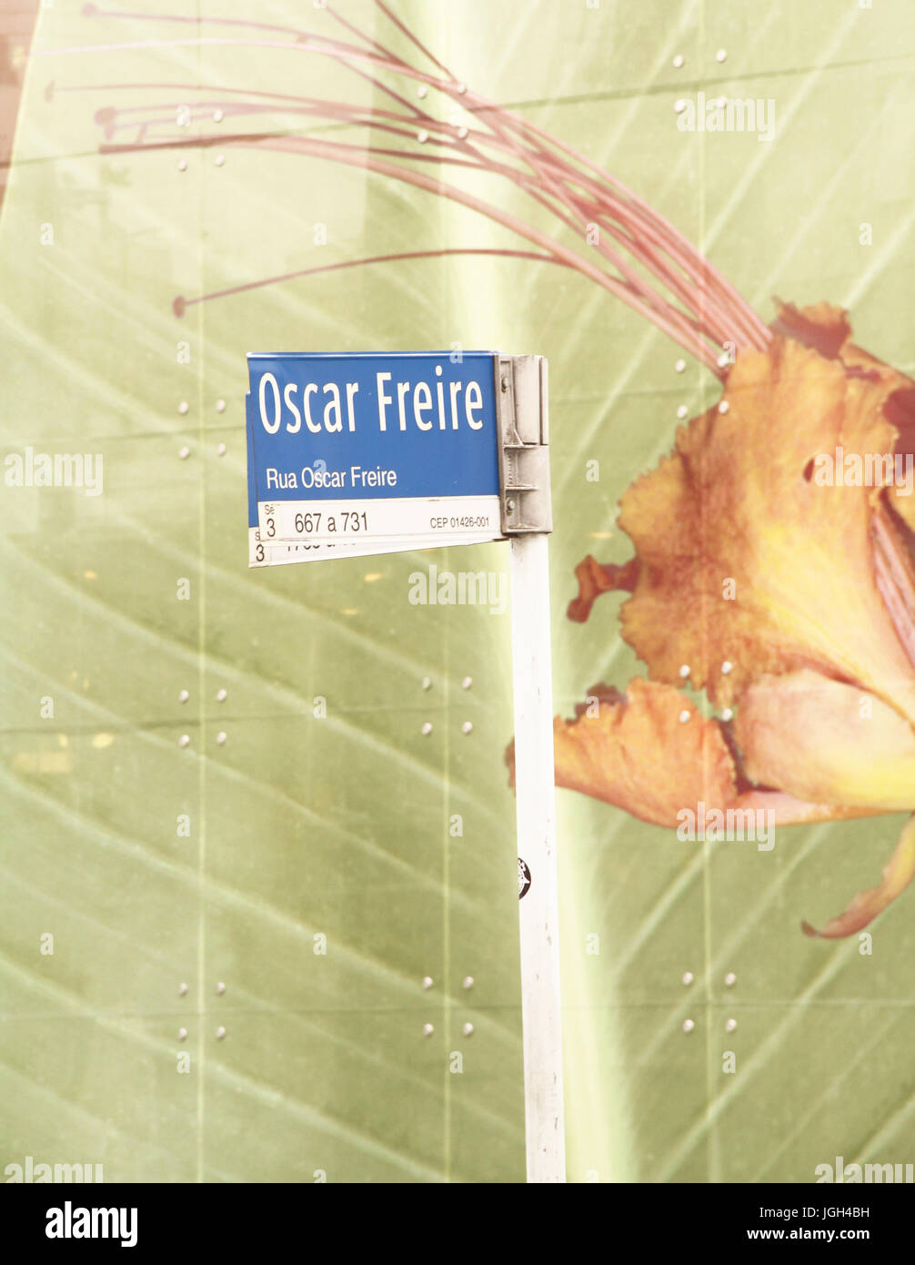 Corner, Haddock Lobo Street, Oscar Freire Street, 2016, Capital, São ...