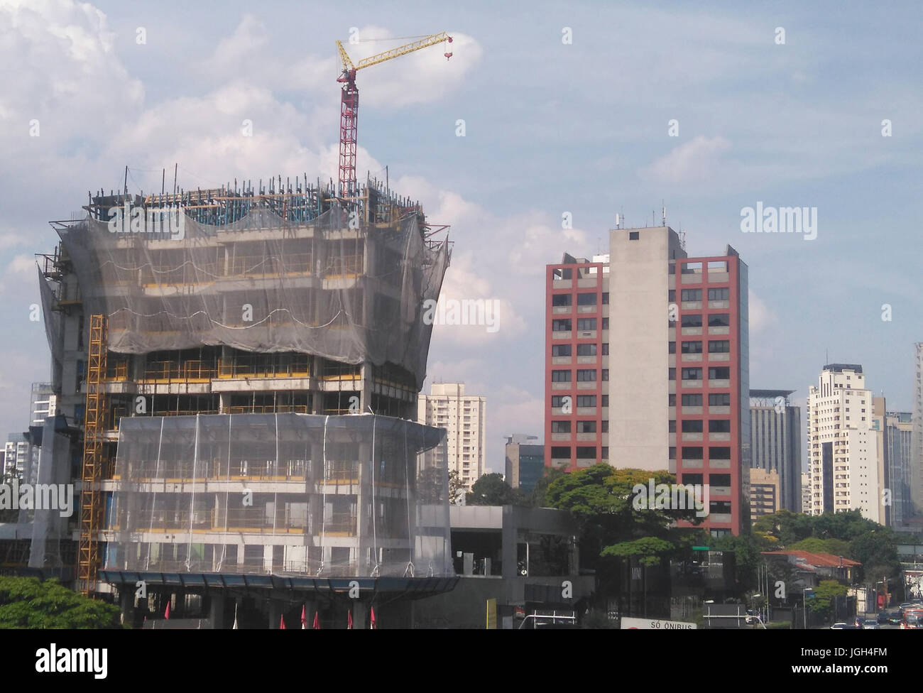 Construction, Eusebio Matoso Avenue, 2016, Capital, São Paulo, Brazil ...