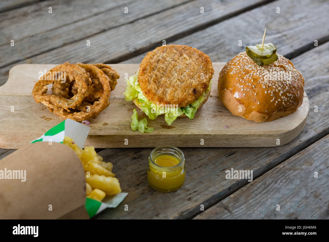 Three slider burgers Stock Photo - Alamy