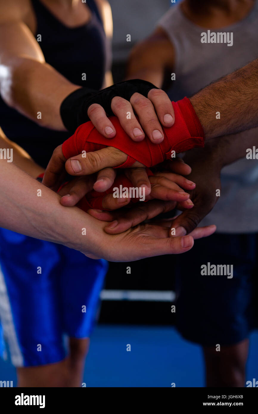 Competition boxing ring communication authority boxing hi-res stock ...