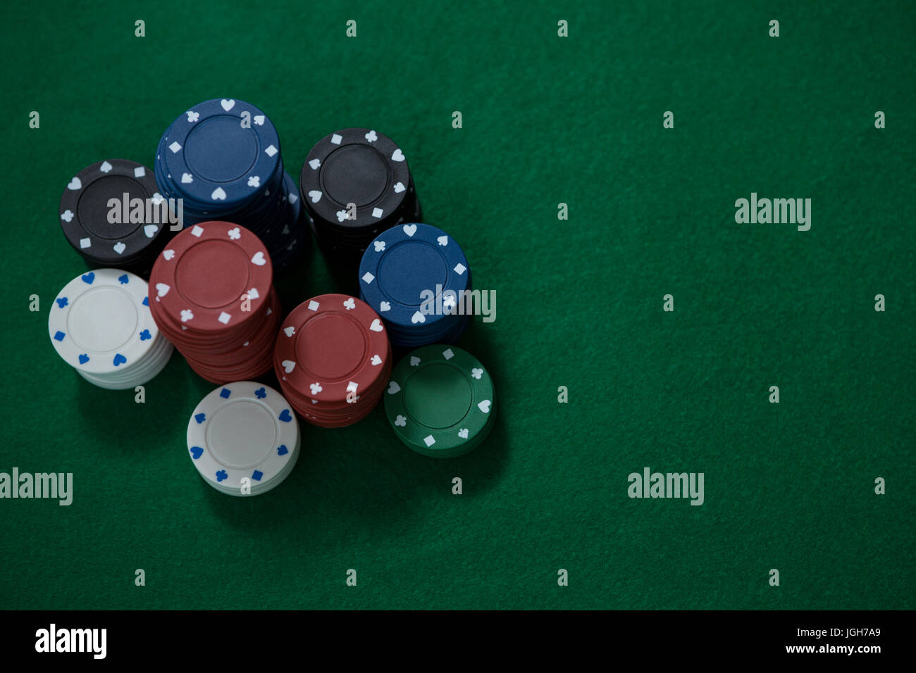 Poker Chip Stack Stock Photos & Poker Chip Stack Stock Images - Alamy