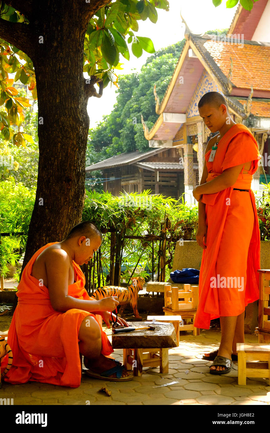 Buddhist monks backlit hi-res stock photography and images - Alamy