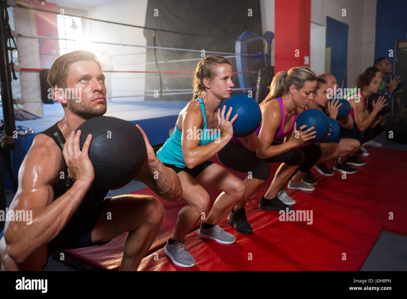 Boxer lifting arms hi-res stock photography and images - Alamy