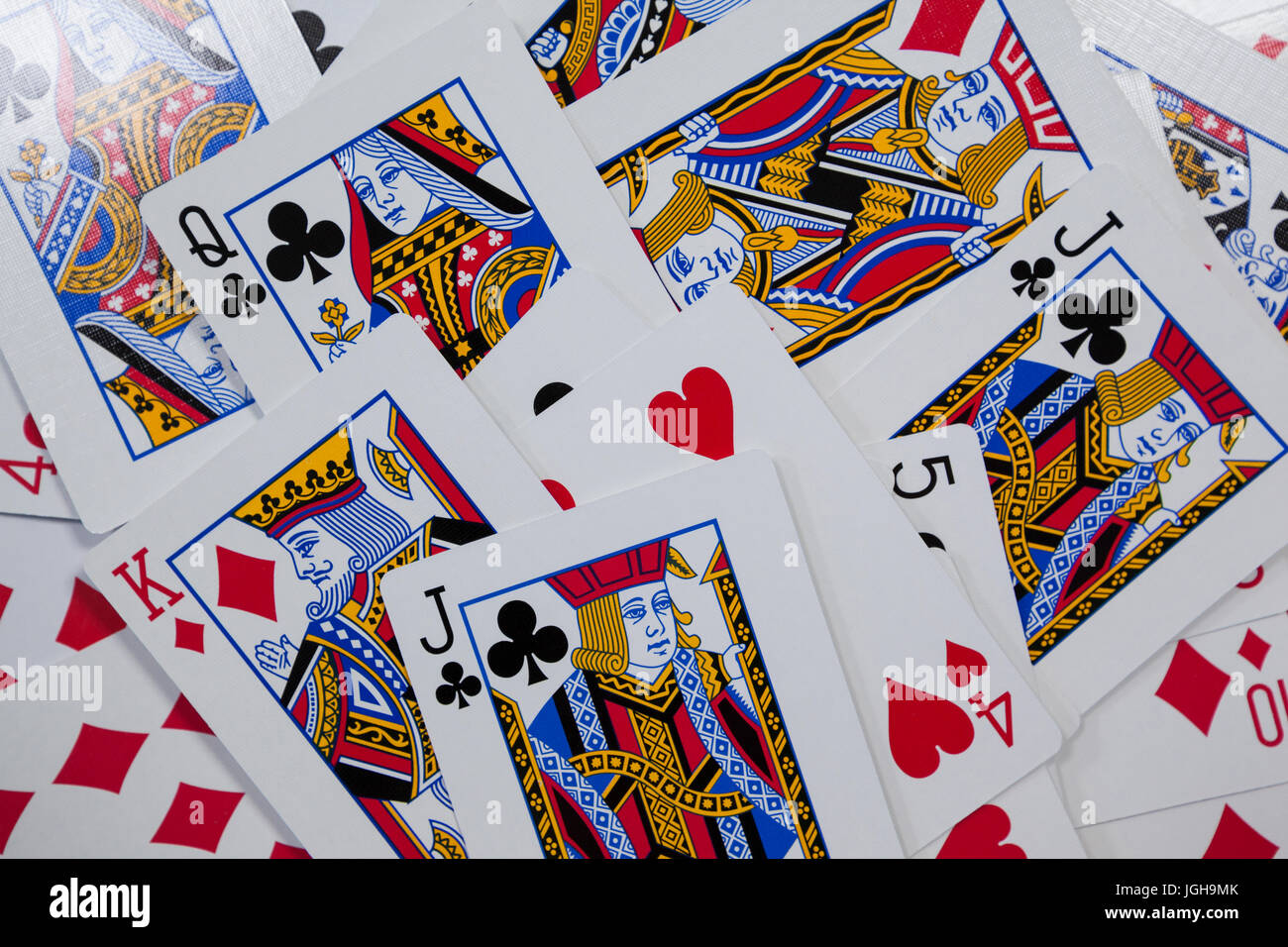 Playing cards order hi-res stock photography and images - Alamy