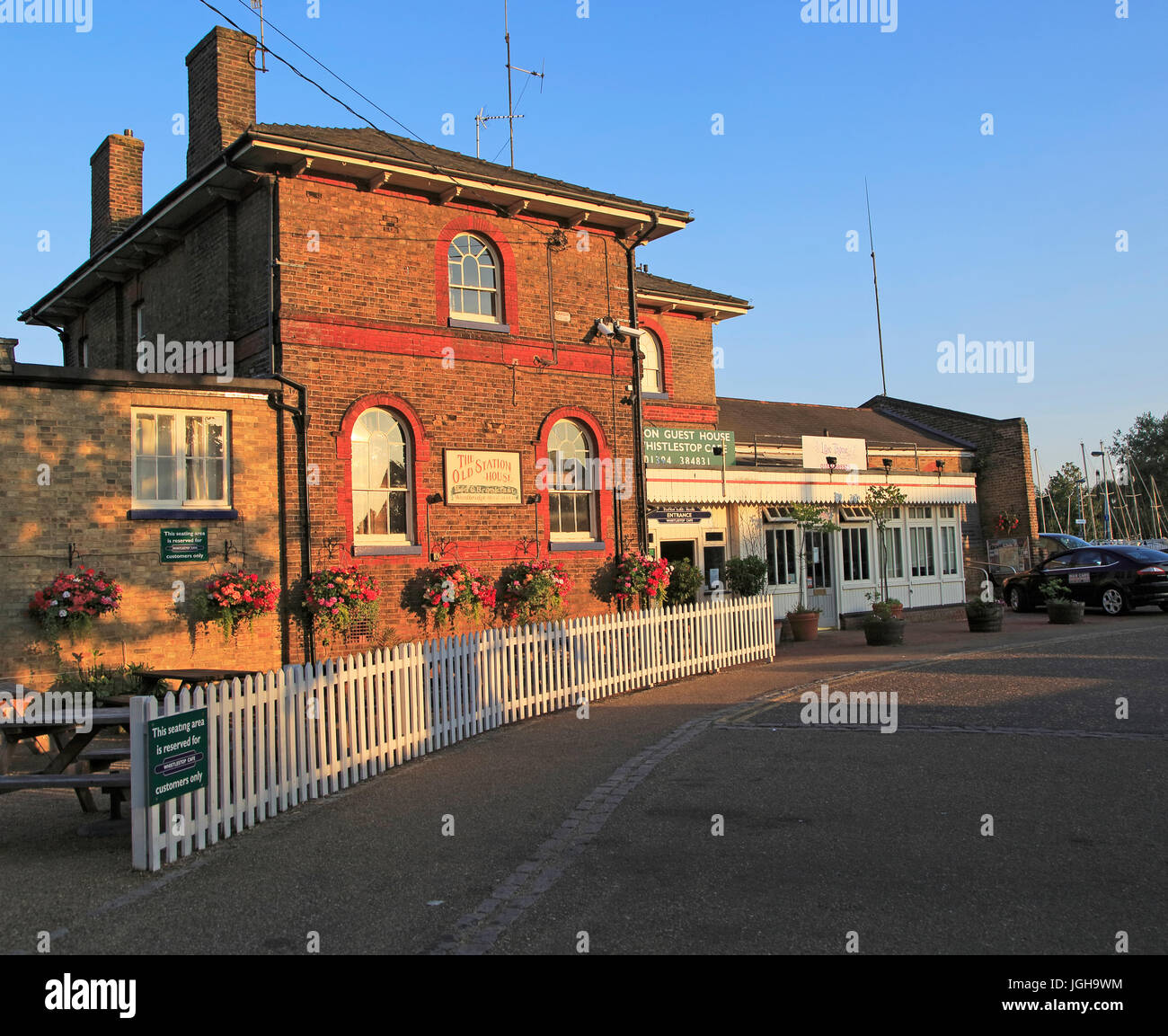 exterior of railway train station building, Woodbridge, Suffolk ...