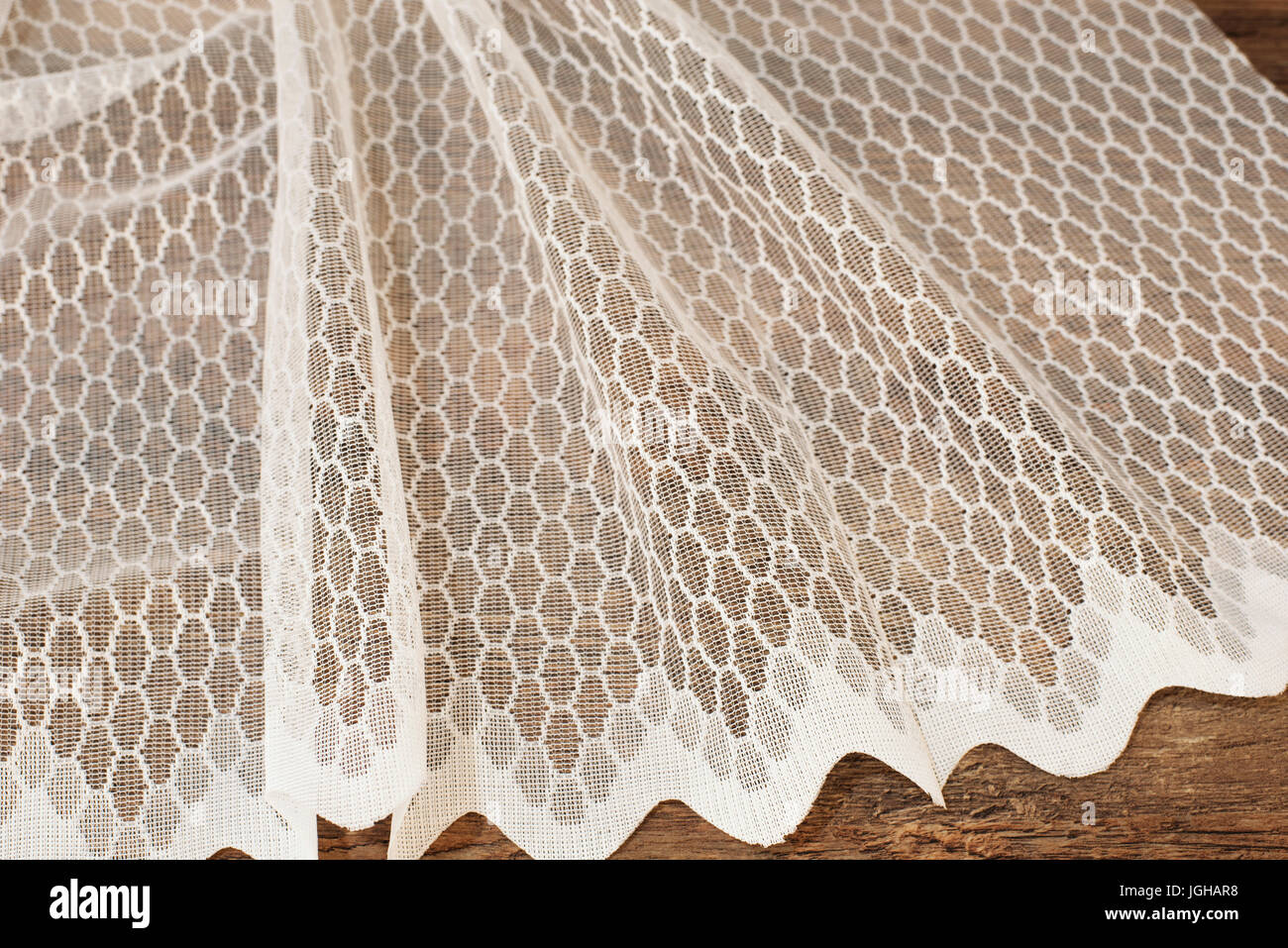Close up of Beautiful White Tulle. Sheer Curtains Fabric Sample ...