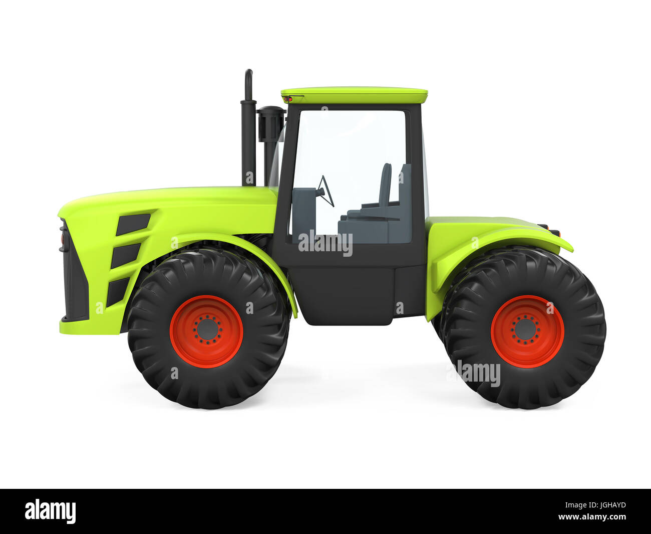 Agriculture Tractor Isolated Stock Photo - Alamy