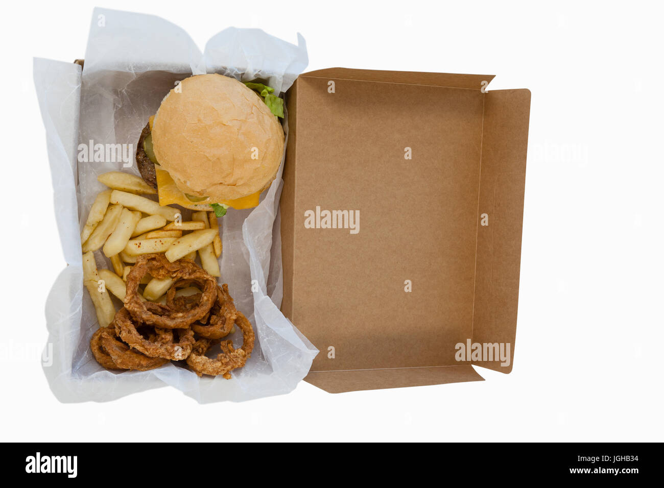 Overhead shot table delicious Cut Out Stock Images & Pictures - Alamy