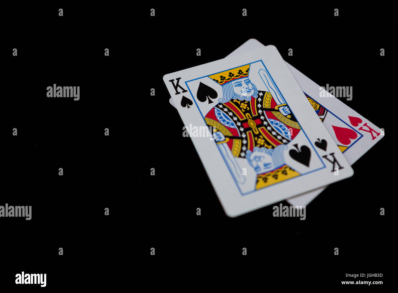 King cards hi-res stock photography and images - Alamy