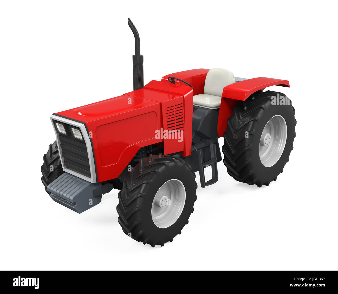 Agriculture Tractor Isolated Stock Photo - Alamy