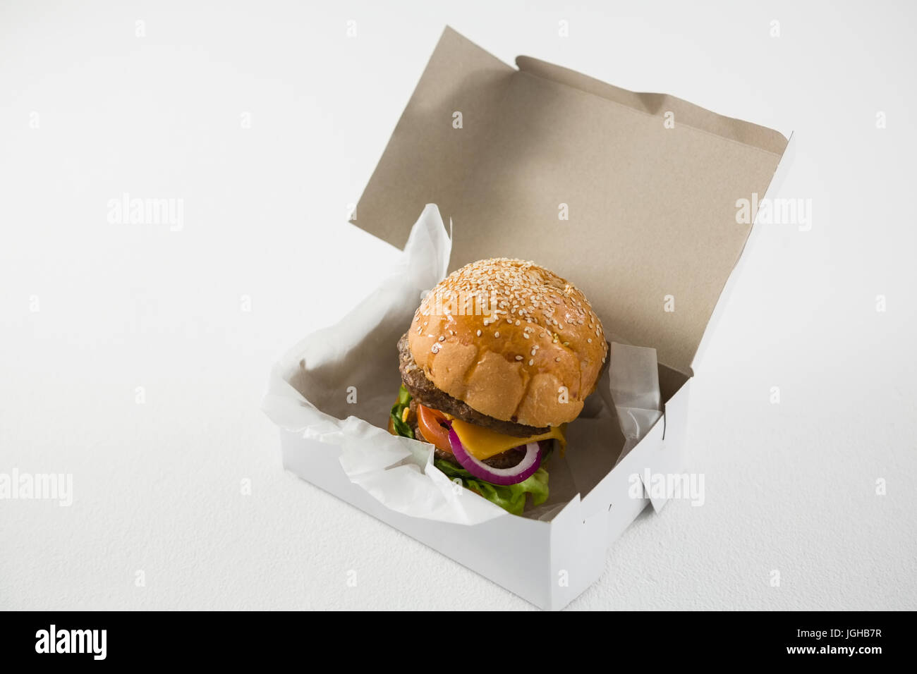 Burger box hi-res stock photography and images - Alamy