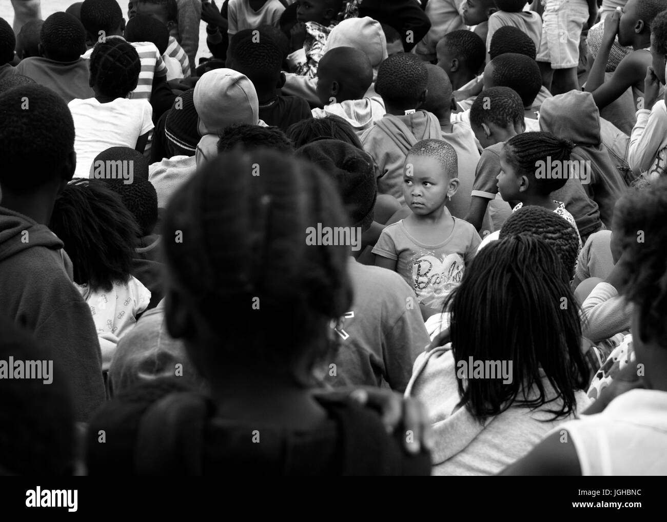 Going against the crowd Stock Photo - Alamy