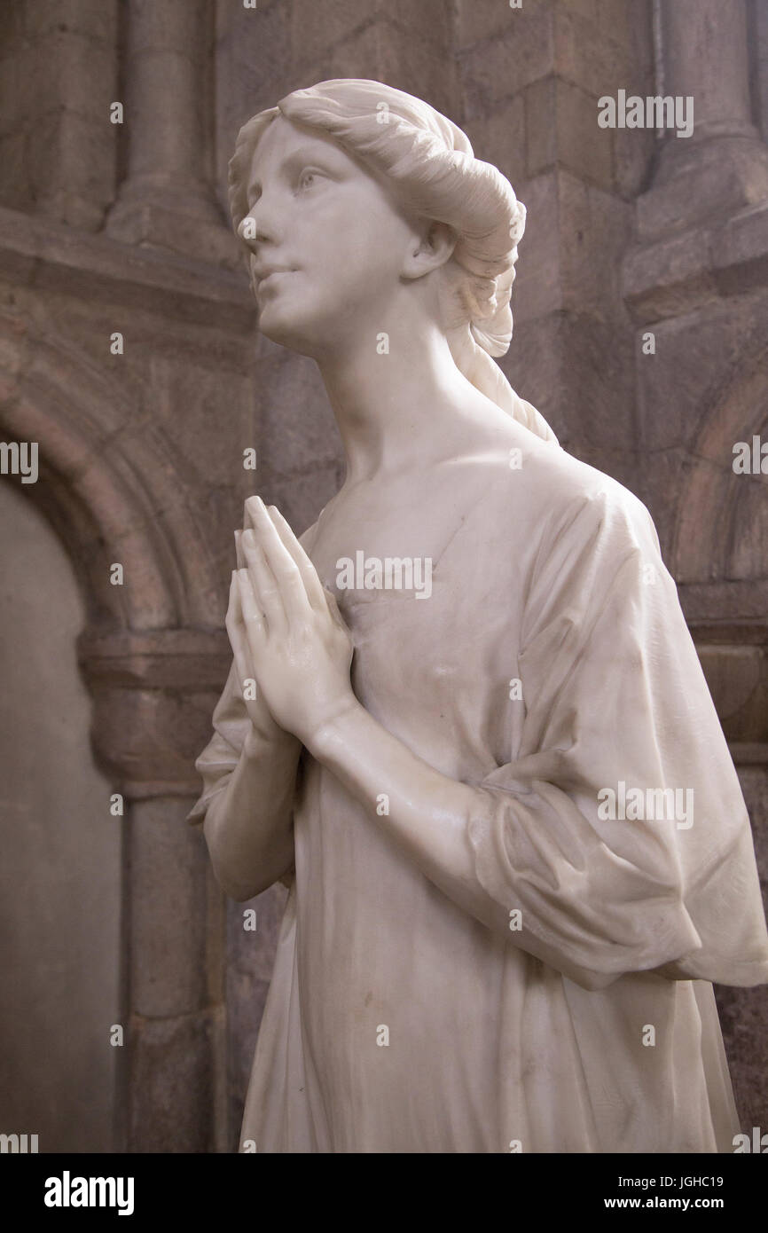 Violet Vaughan Morgan monument by Derwent Wood 1921, Norwich cathedral ...
