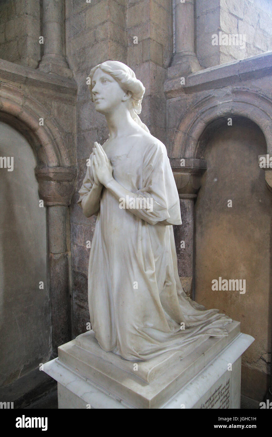 Violet Vaughan Morgan monument by Derwent Wood 1921, Norwich cathedral ...