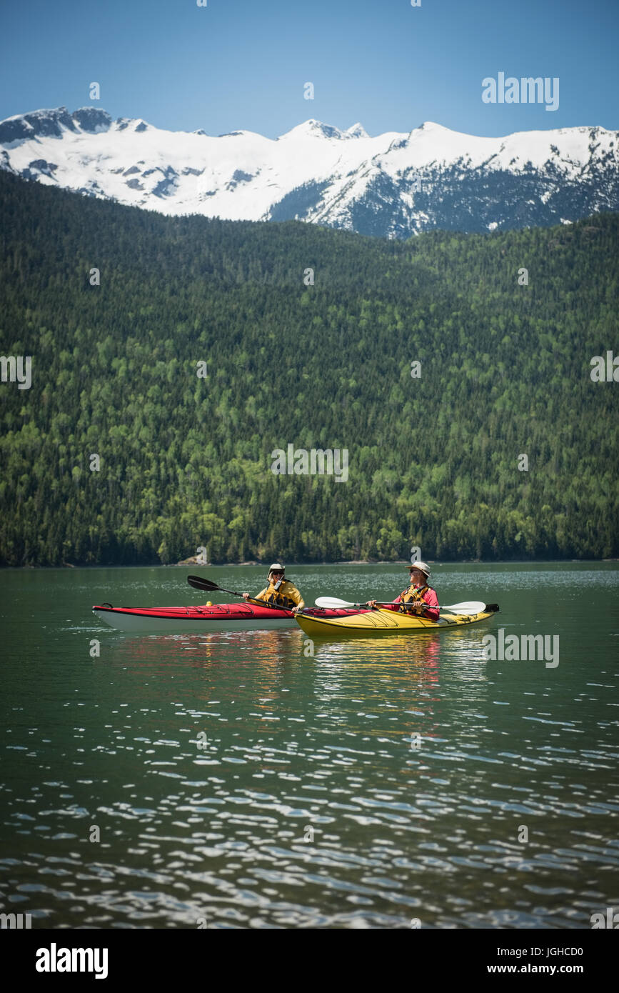 Couple in kayak over hi-res stock photography and images - Alamy