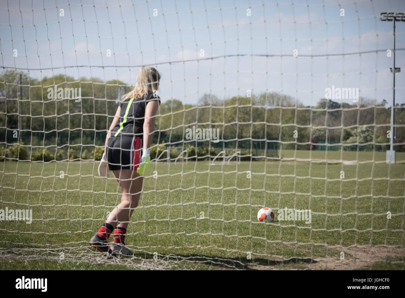Soccer Goalie Wide Field View
